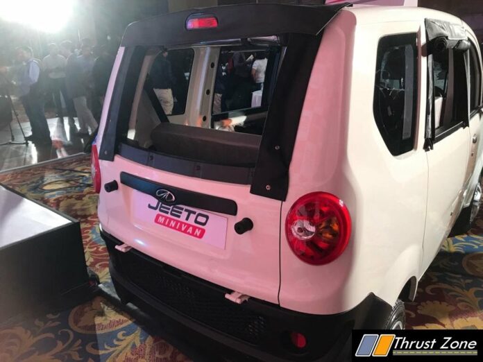 Mahindra Jeeto MiniVan Launched - Aims To Replace Three Wheelers
