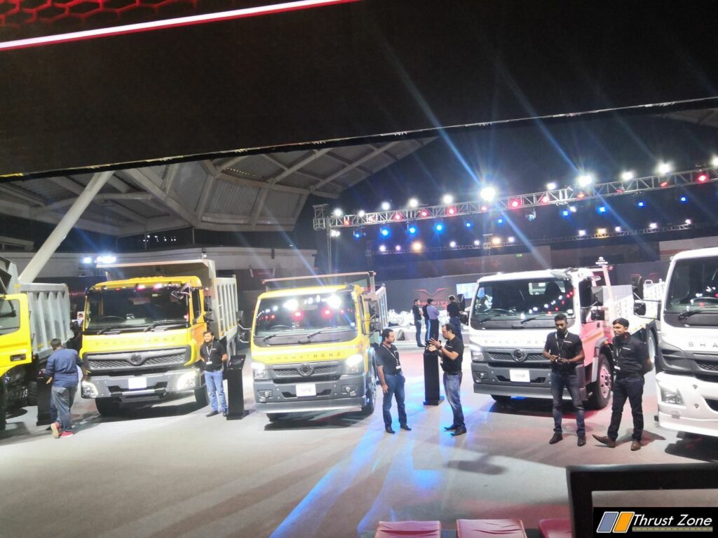 Bharat Benz BS6 Vehicles Showcased - Know Details