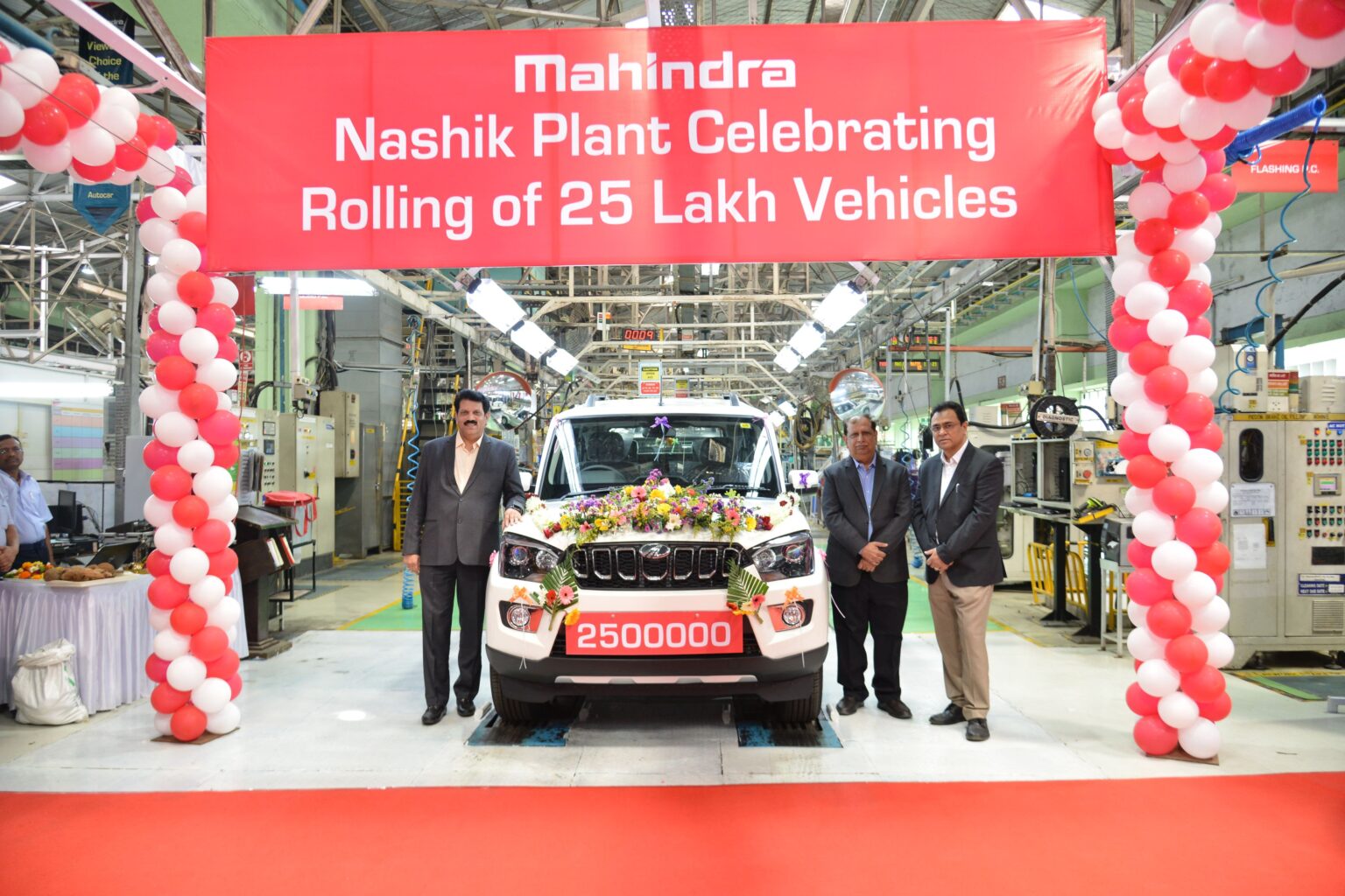 Mahindra Rolls Out 25 Lakh Vehicles From Iconic Nashik Plant