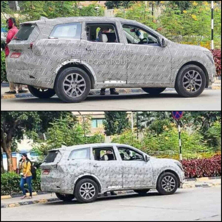 Mahindra XUV 700 Electric Spied Testing - Could Be Called XUV E.8 Mahindra XUV 700 Electric Spied Testing - Could Be Called XUV E.8