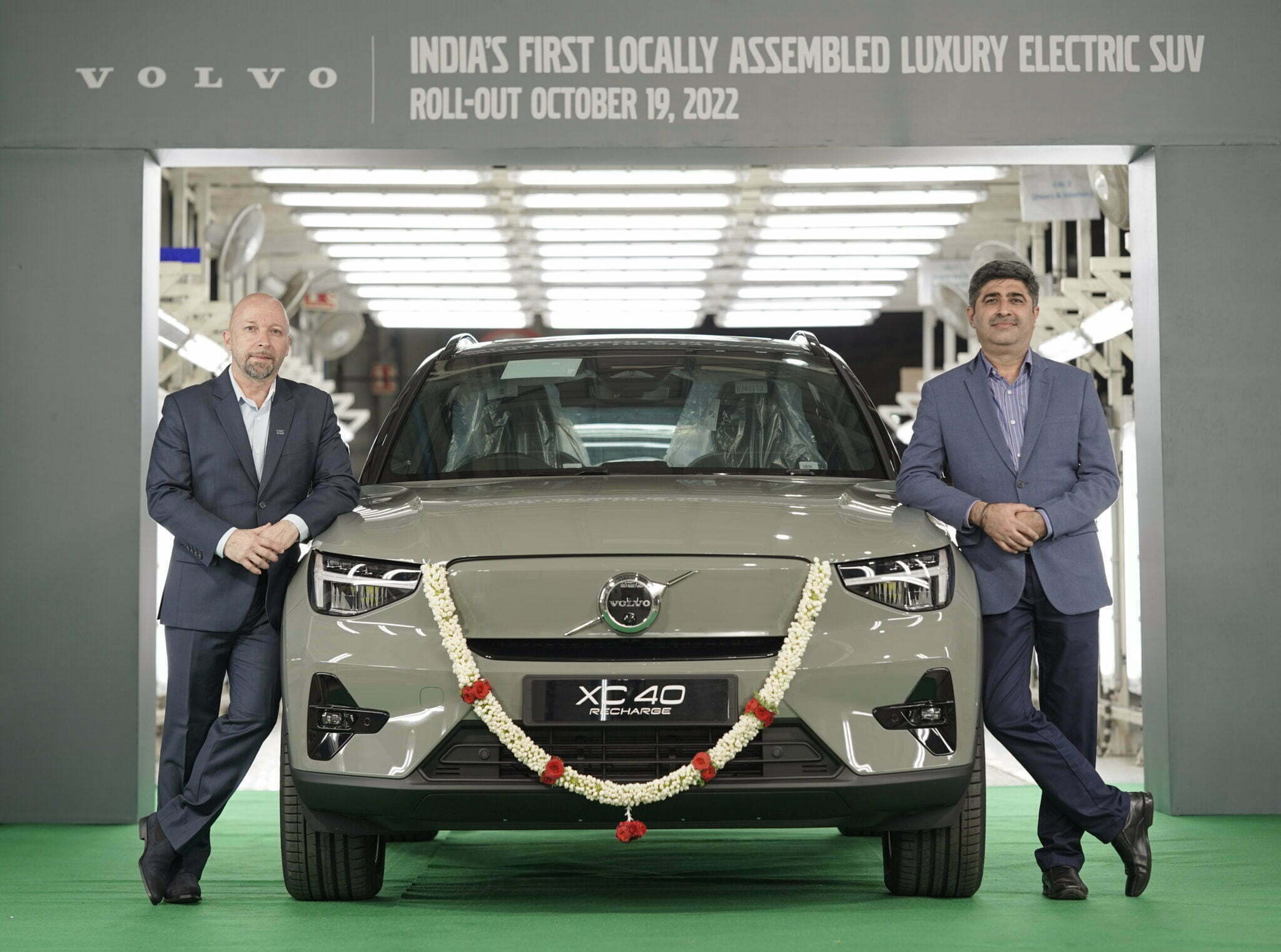 Volvo XC40 Recharge CKD Units Roll Out Begins In India