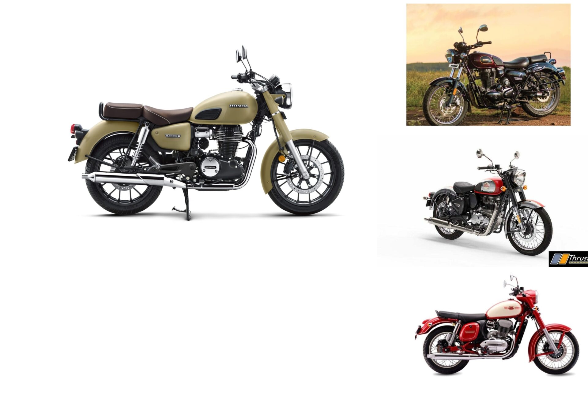 2024 Honda CB350 (Classic) Vs RE Classic 350 Vs Imperialle 400