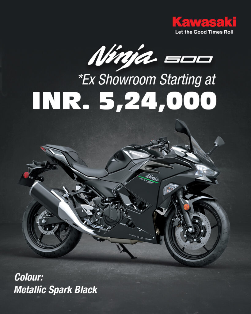 2024 Kawasaki Ninja 500 Launched In India At Rs 5.24 Lakhs!