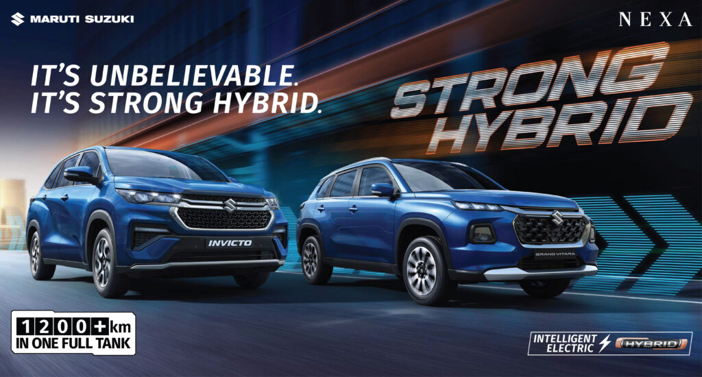 Maruti Pushes The STRONG HYBRID Platform With Campaigns