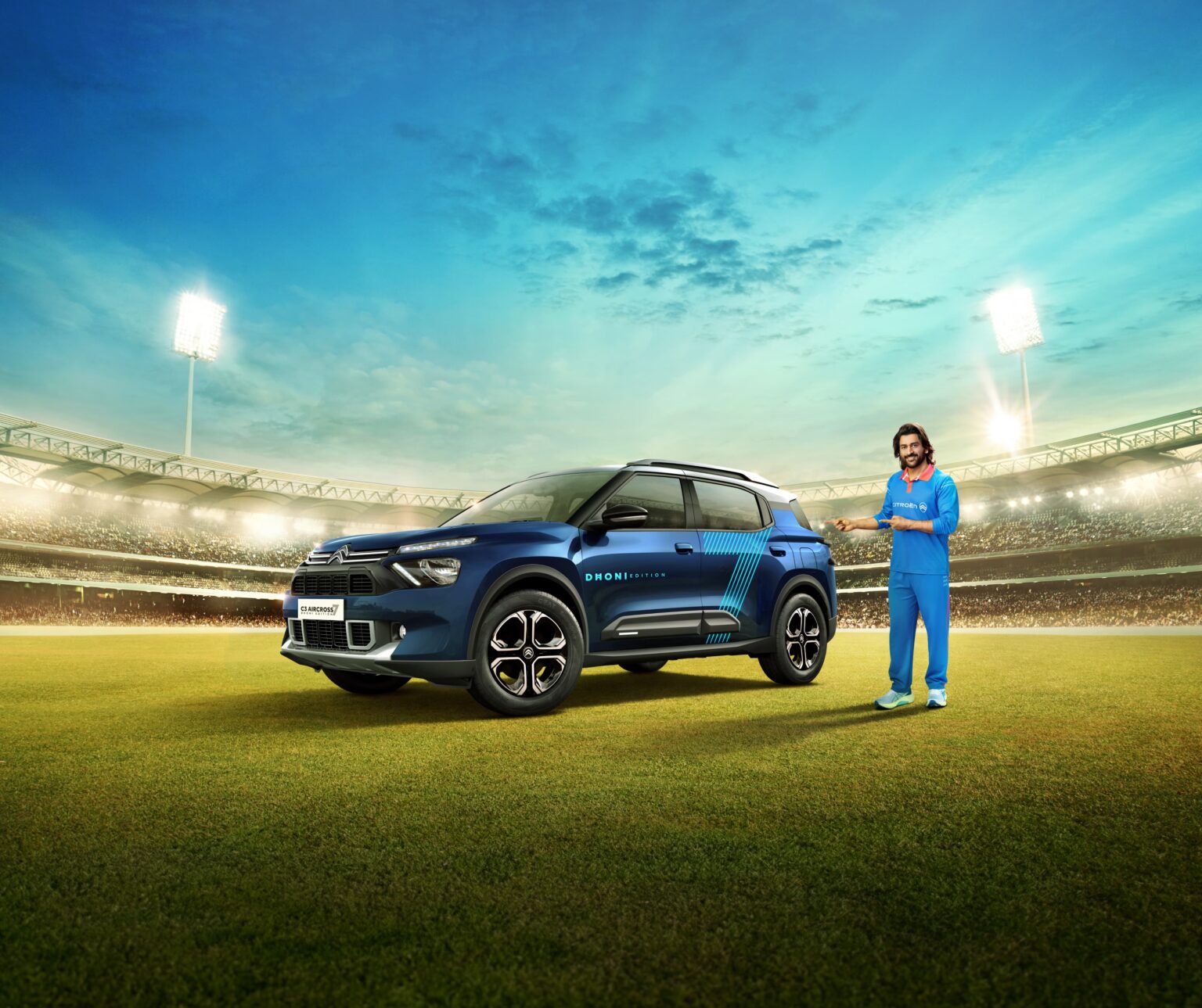 2024 Citroen Dhoni Edition C3 Aircross Launched