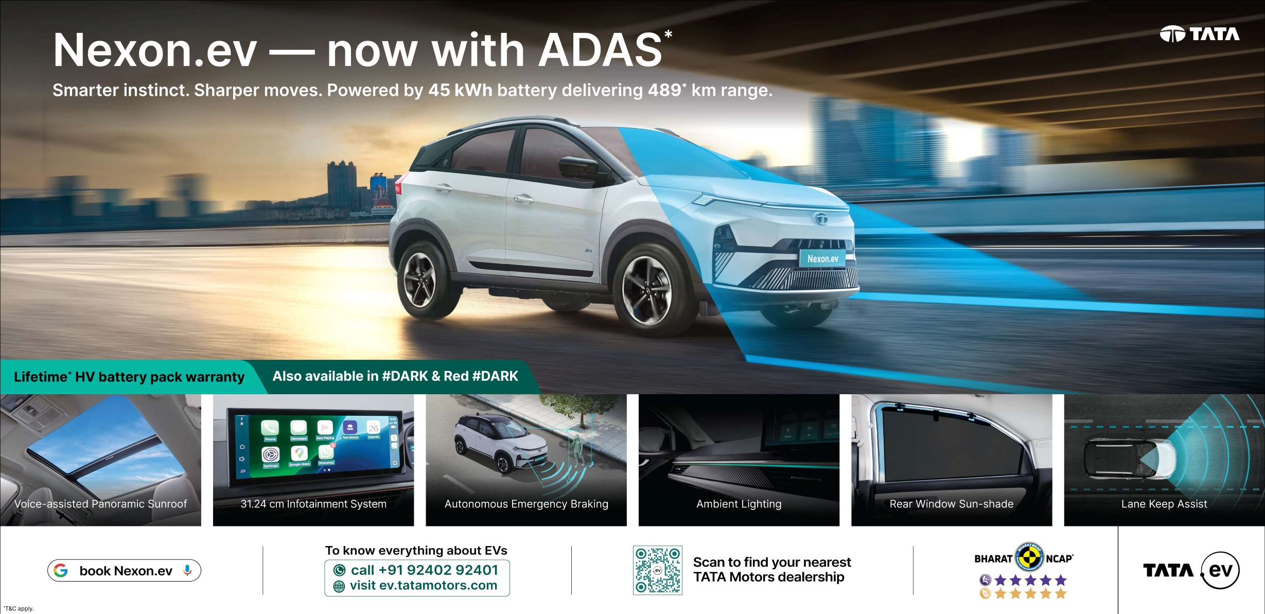 2025 Tata Nexon EV ADAS Equipped Variants Launched