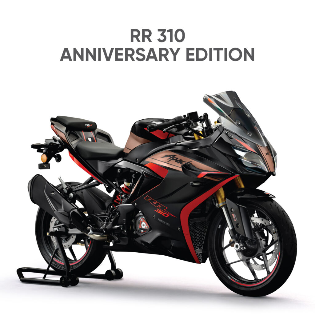 2025 TVS Apache Range Updated Heavily - Anniversary Edition Launched