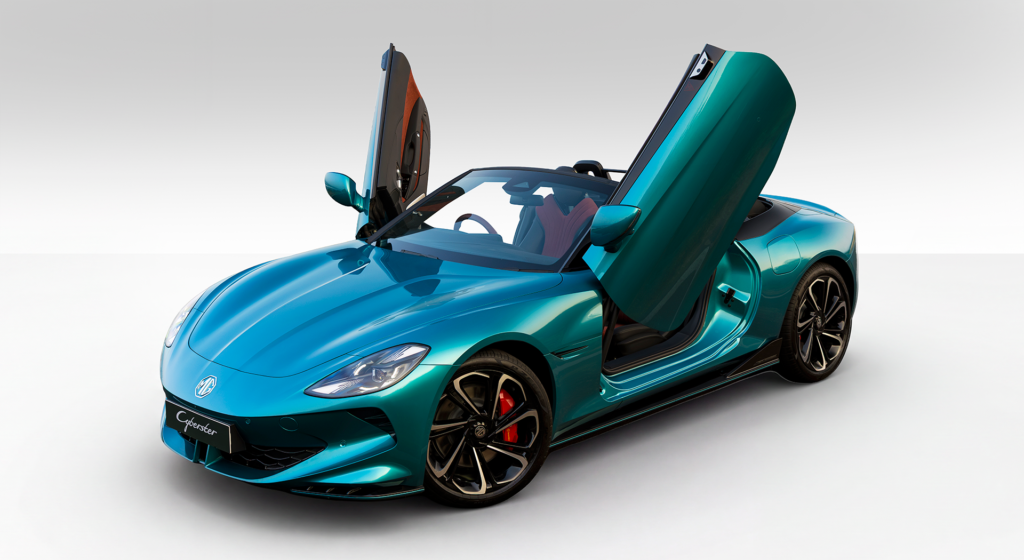 2026 MG Cybster Irises Cyan Color Launched
