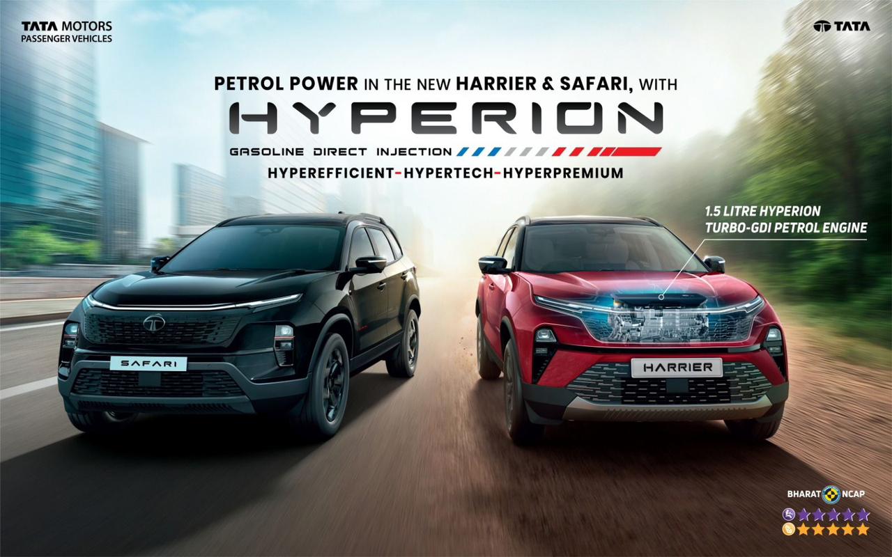 Tata Safari and Harrier Petrol Price Starts At An Incredible INR 12.89 ...