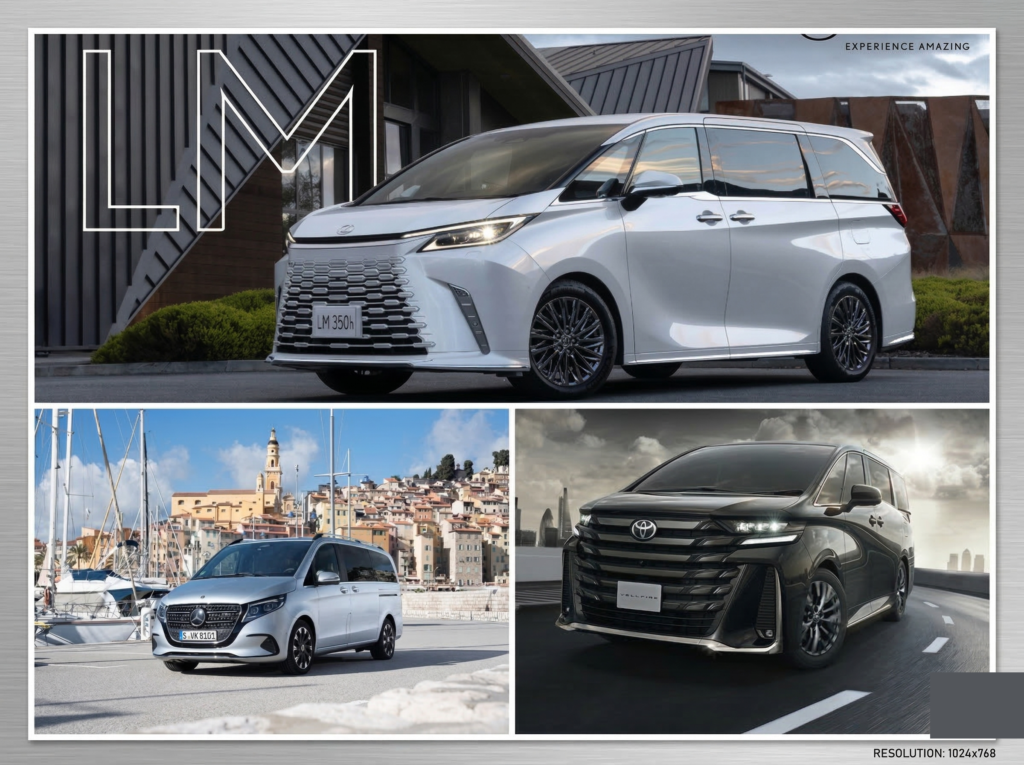 Mercedes-Benz V-Class Vs Lexus LM Vs Toyota Vellfire - Spec Comparison